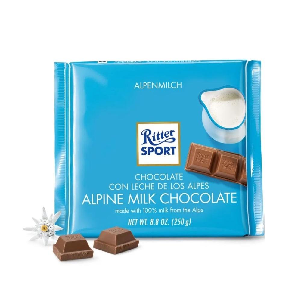 [Ritter Sport][250g Bars][Alpine Milk Chocolate] – World Snack