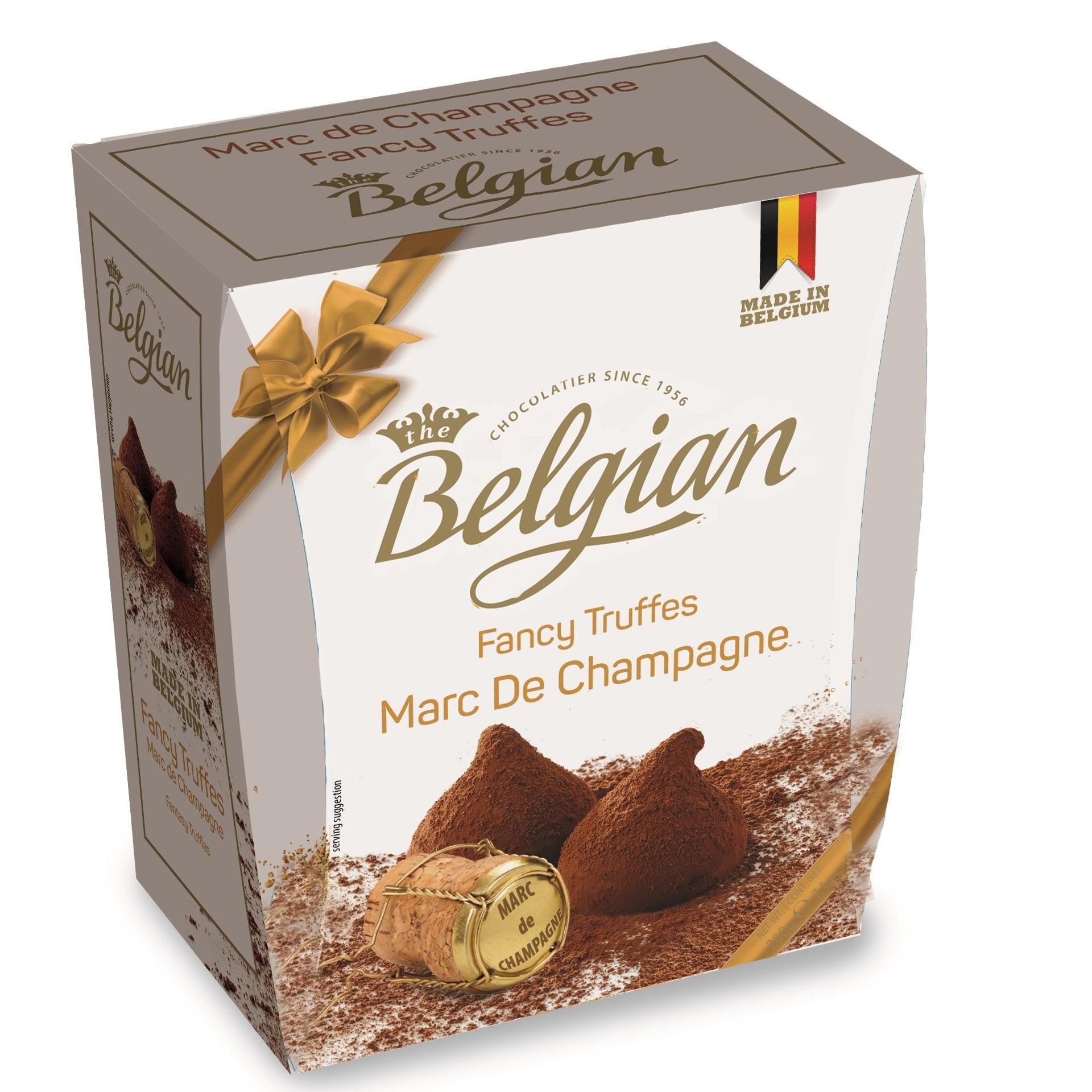 [The Belgian][Truffles][Cocoa Dusted Truffles with Marc de Champagne ...